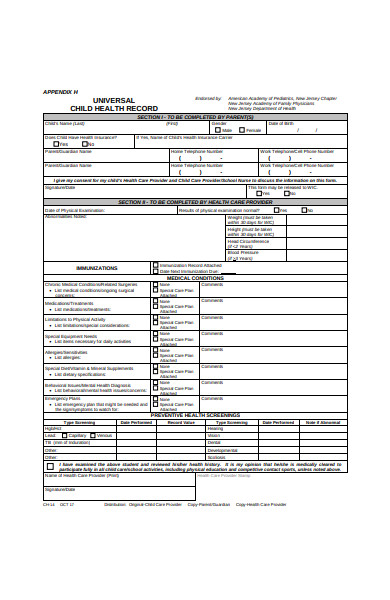FREE 50+ Medical Forms in PDF | XLS