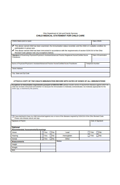 FREE 50+ Medical Forms in PDF | XLS