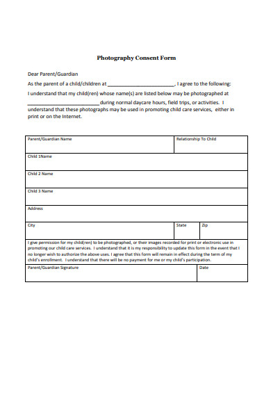 FREE 31+ Photography Forms in PDF | Ms Word