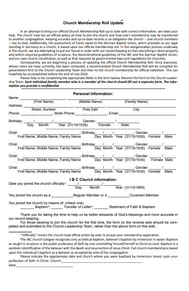 FREE 30+ Nonprofit Forms in PDF | MS Word