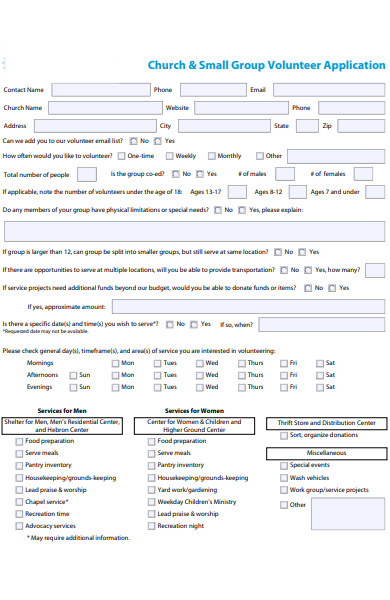 FREE 30+ Nonprofit Forms in PDF | MS Word