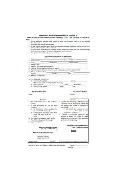 FREE 35+ Migration Form Samples, PDF, MS Word, Google Docs, Excel