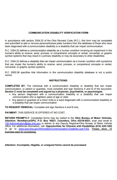 FREE 32+ Communication Forms in PDF | MS Word | XLS