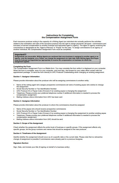 FREE 51+ Assignment Forms in PDF | MS Word | XLS