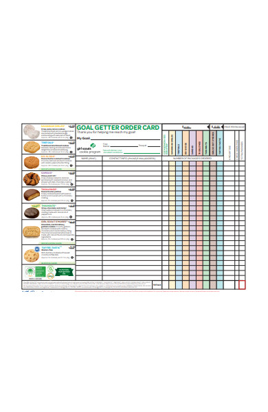 FREE 30+ Cookie Order Forms in PDF | MS Word