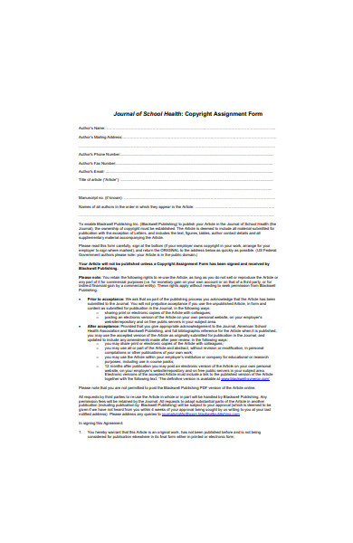 FREE 51+ Assignment Forms in PDF | MS Word | XLS