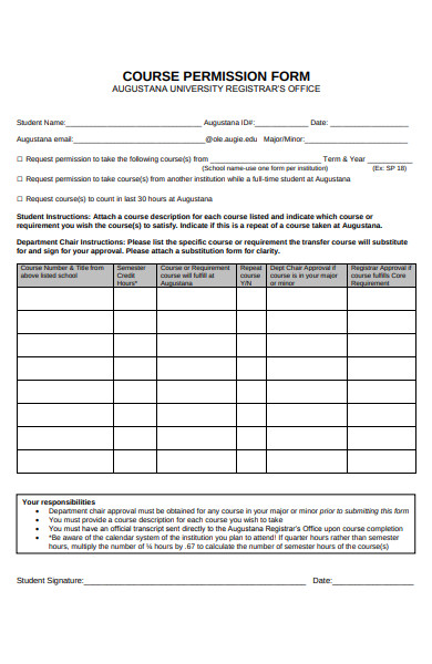 FREE 34+ Permission Forms in PDF | MS Word
