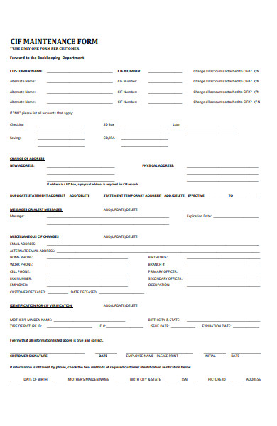 FREE 42+ Maintenance Forms in PDF | MS Word | XLS