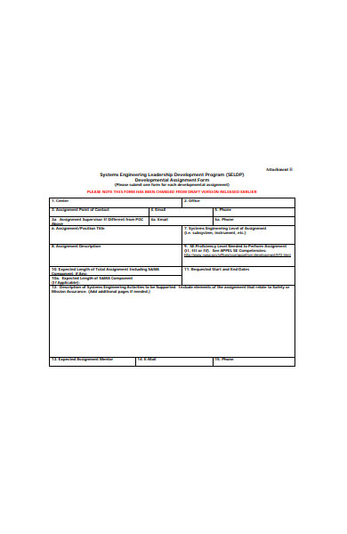 FREE 51+ Assignment Forms in PDF | MS Word | XLS