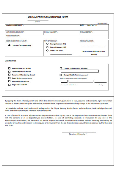 FREE 42+ Maintenance Forms in PDF | MS Word | XLS