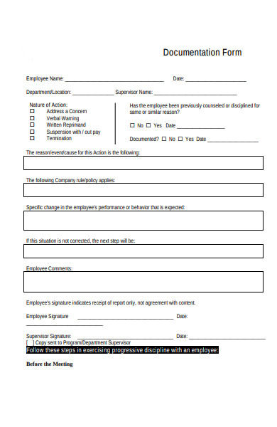 FREE 30+ Disciplinary Forms in PDF | MS Word