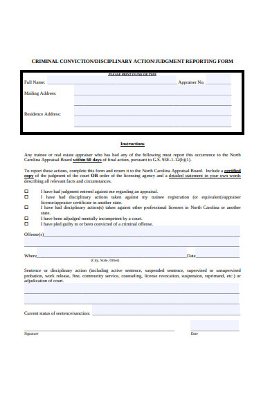 FREE 30+ Disciplinary Forms in PDF | MS Word