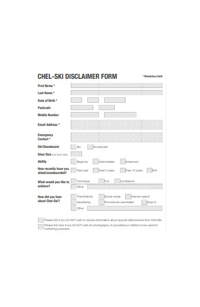 FREE 50+ Disclaimer Forms in PDF | MS Word