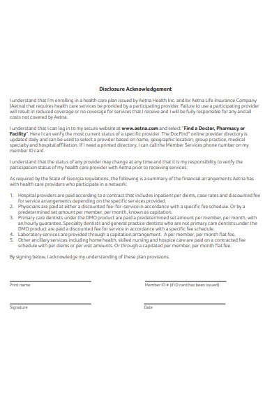 FREE 56+ Acknowledgement Form Samples, PDF, MS Word, Google Docs, Excel
