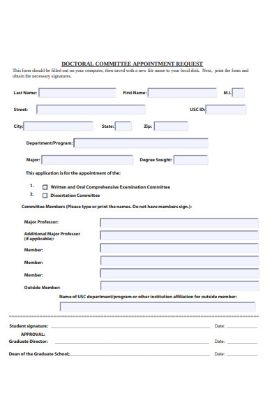 FREE 52+ Appointment Request Forms in PDF | MS Word | XLS