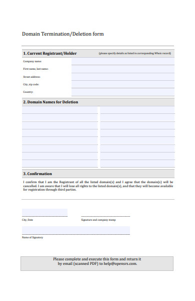 FREE 51+ Termination Forms in PDF | MS Word | XLS