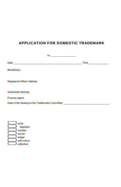 FREE 19+ Trademark Forms in PDF | MS Word