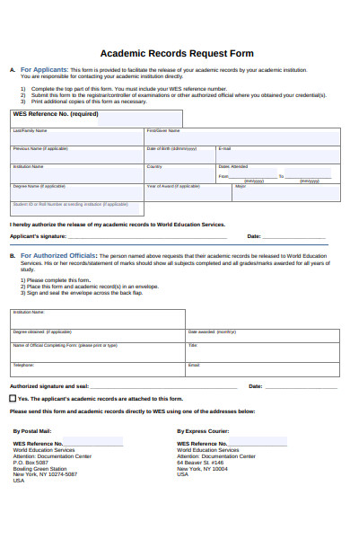 FREE 50+ Educational Forms in PDF | Ms Word