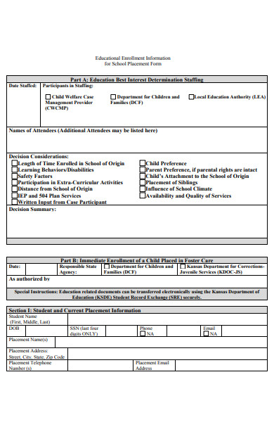 FREE 50+ Educational Forms in PDF | Ms Word