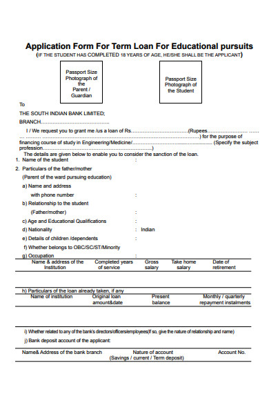 FREE 50+ Educational Forms in PDF | Ms Word