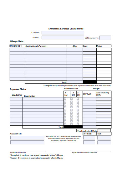 FREE 33+ Expenses Forms in PDF | Ms Word | XLS