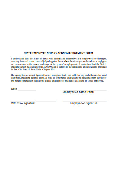 FREE 22+ Notary Forms in PDF | MS Word