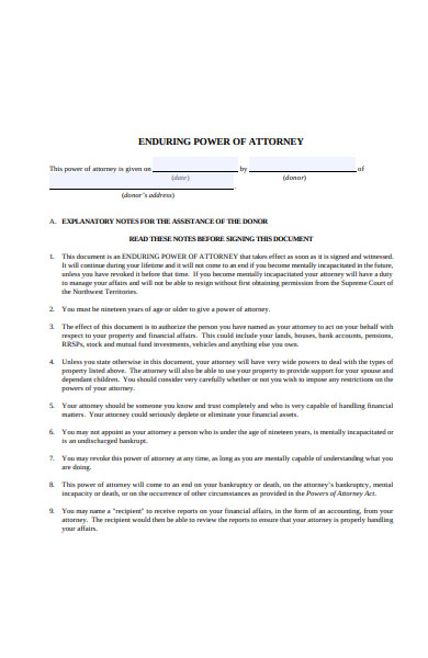 FREE 50+ Attorney Forms in PDF | MS Word