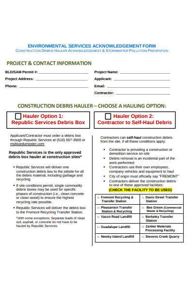 FREE 52+ Acknowledgement Forms in PDF | MS Word | Excel