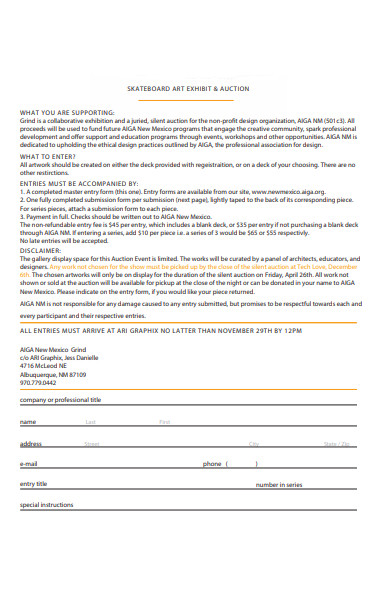 FREE 52+ Entry Forms in PDF | MS Word | Excel