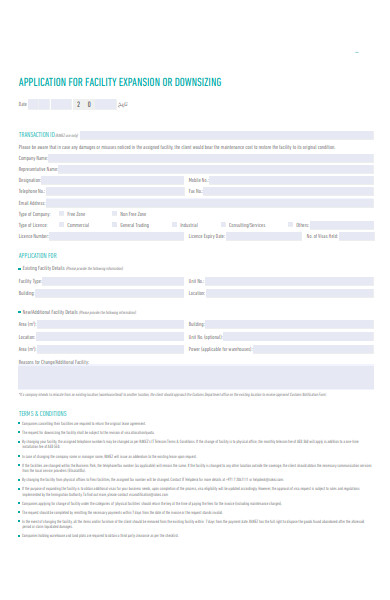 FREE 50+ Facility Forms in PDF | MS Word