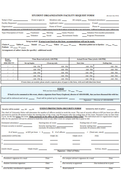 FREE 50+ Facility Forms in PDF | MS Word