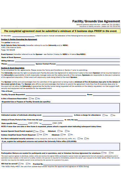 FREE 50+ Facility Forms in PDF | MS Word