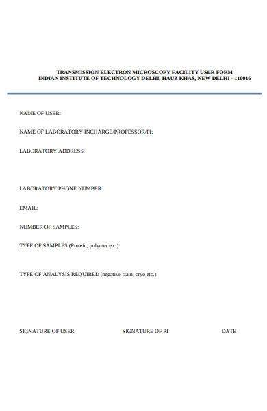 FREE 50+ Facility Forms in PDF | MS Word