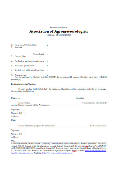 FREE 30+ Enrolment Forms in PDF | MS Word