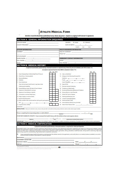 FREE 50+ Medical Forms in PDF | XLS