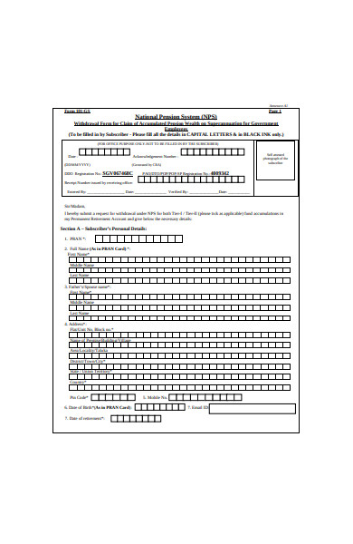 FREE 35+ Withdrawal Form Samples, PDF, MS Word, Google Docs, Excel