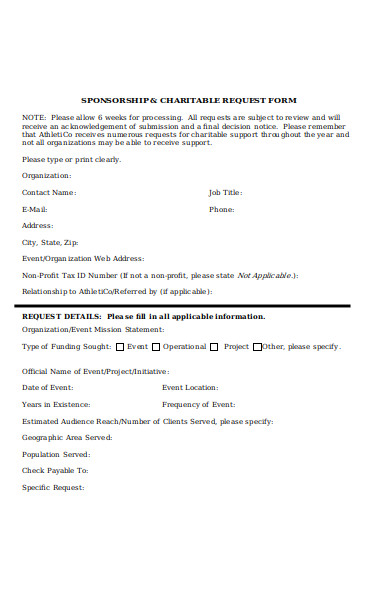 FREE 30+ Nonprofit Forms in PDF | MS Word