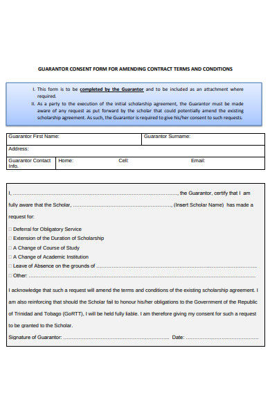 FREE 45+ Guarantor Form Samples, PDF, MS Word, Google Docs