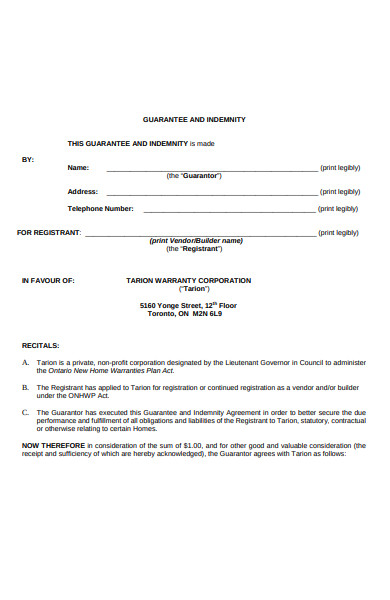 FREE 45+ Guarantor Form Samples, PDF, MS Word, Google Docs