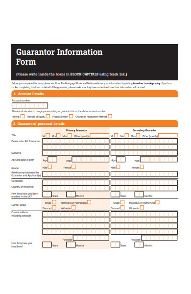 FREE 45+ Guarantor Form Samples, PDF, MS Word, Google Docs