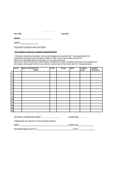 FREE 40+ Guarantor Forms in PDF | MS Word (.doc)