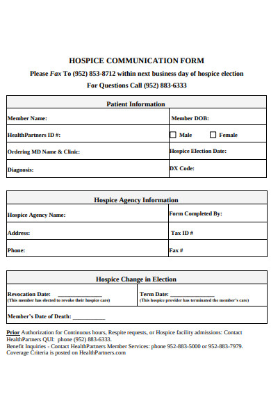 FREE 32+ Communication Forms in PDF | MS Word | XLS