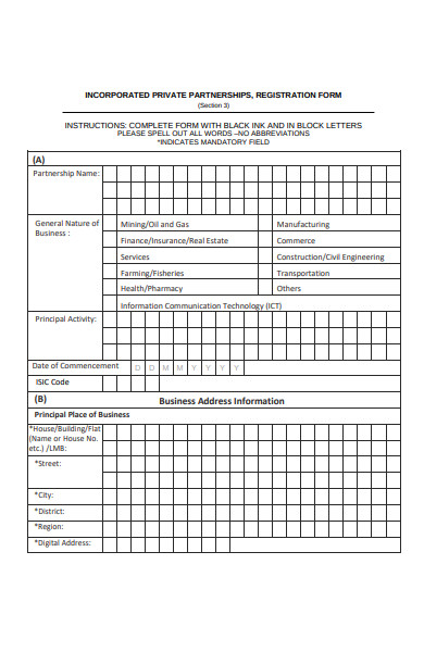 FREE 36+ Partnership Forms in PDF | MS Word