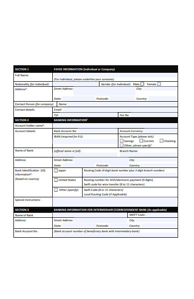 FREE 36+ Vendor Form Samples, PDF, MS Word, Google Docs, Excel
