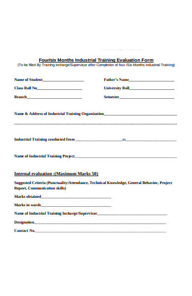FREE 42+ Training Forms in PDF | MS Word | XLS