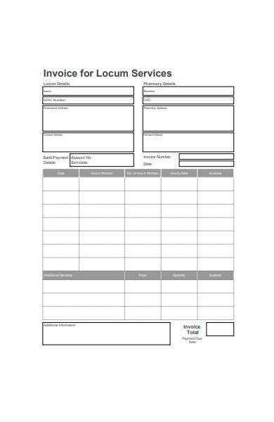 FREE 52+ Invoice Forms in PDF | Ms Word| XLS
