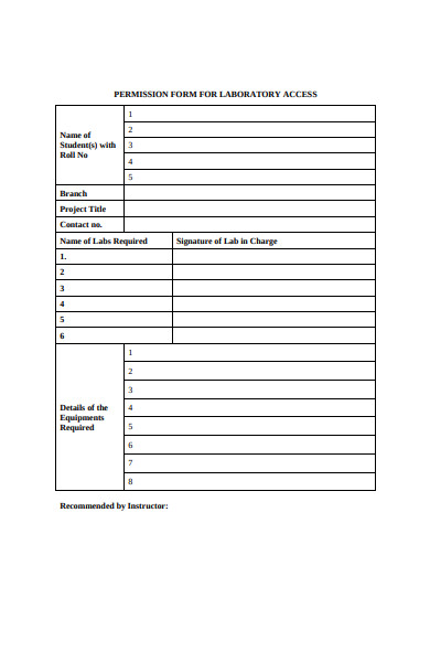 FREE 34+ Permission Forms in PDF | MS Word