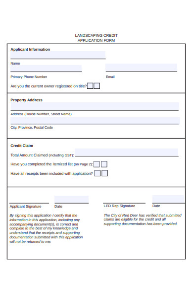 FREE 19+ Landscaping Forms in PDF | MS Word