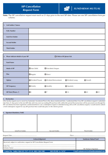FREE 51+ Cancellation Forms in PDF | MS Word