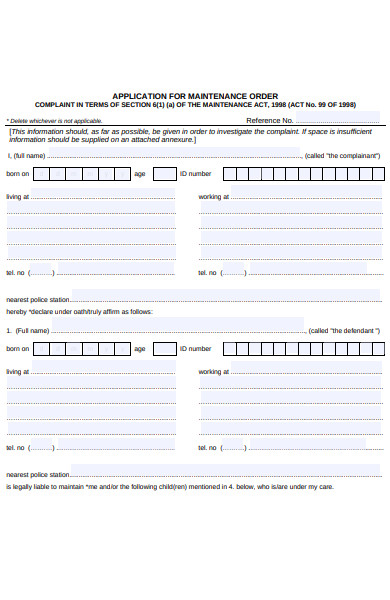 FREE 42+ Maintenance Forms in PDF | MS Word | XLS
